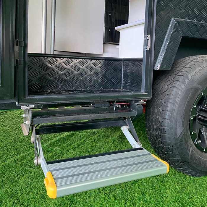 Caravan Step Pull Out Step Single Aluminium 200KG RV Parts Accessories ...