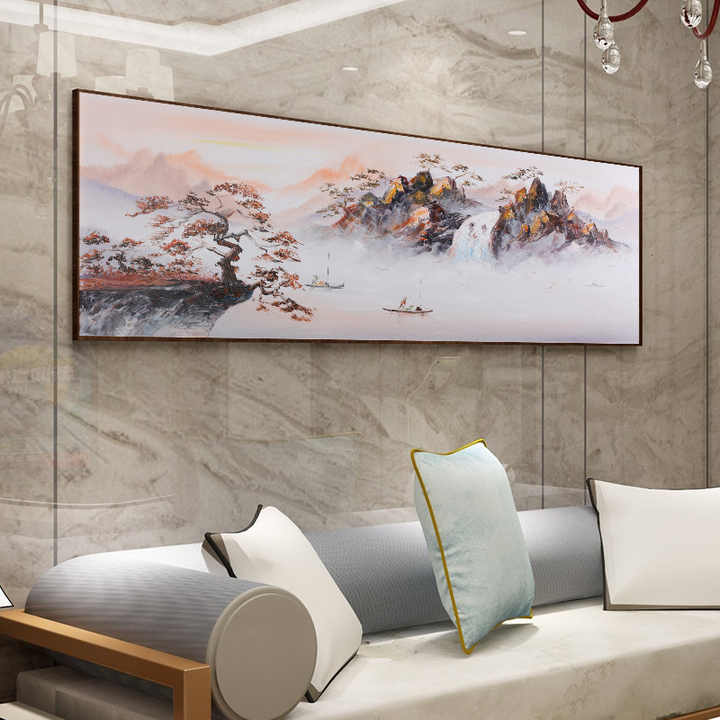 Modern Hand Painted Home Decor Textured Canvas Oil Painting Wall ...
