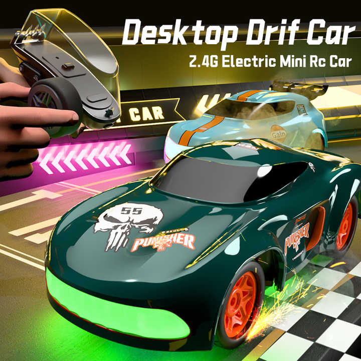 Kids 1:64 Electric Four Wheel Drive High Speed Indoor RC Drift Car