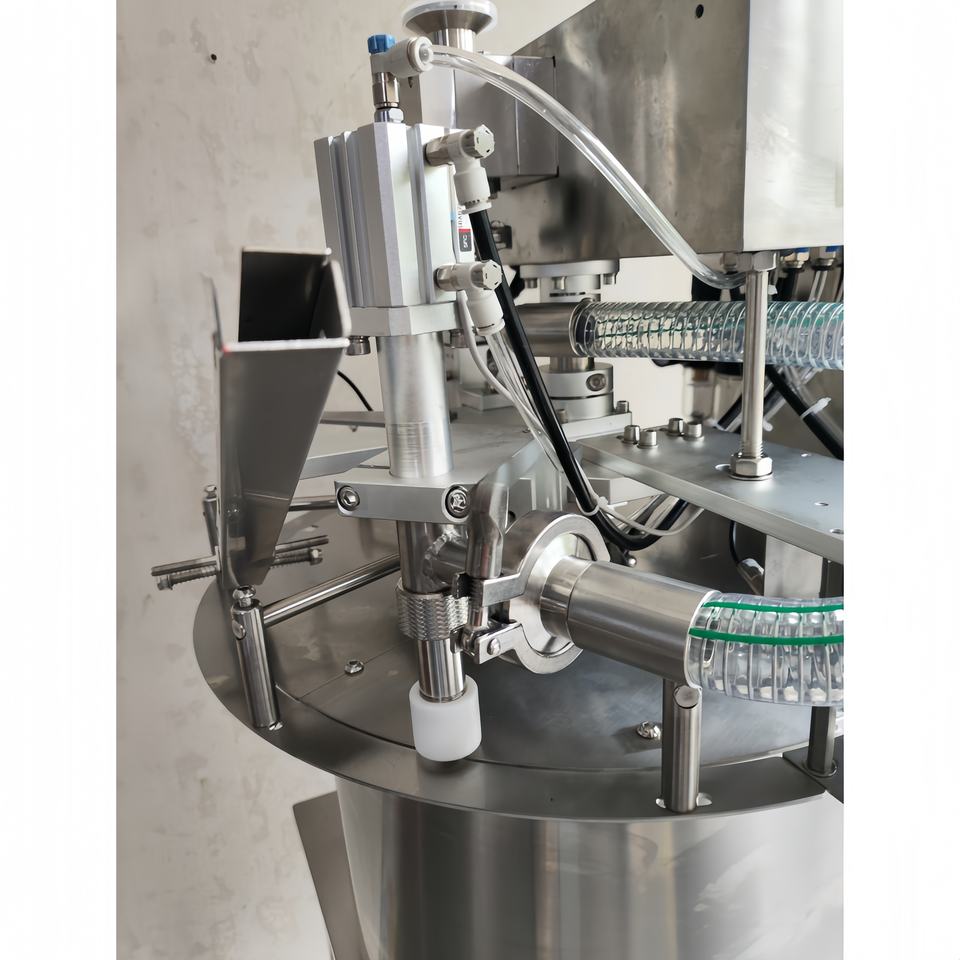 Tabletop Oil Juice Cosmetic Honey Filling Machine Automatic Rotary ...