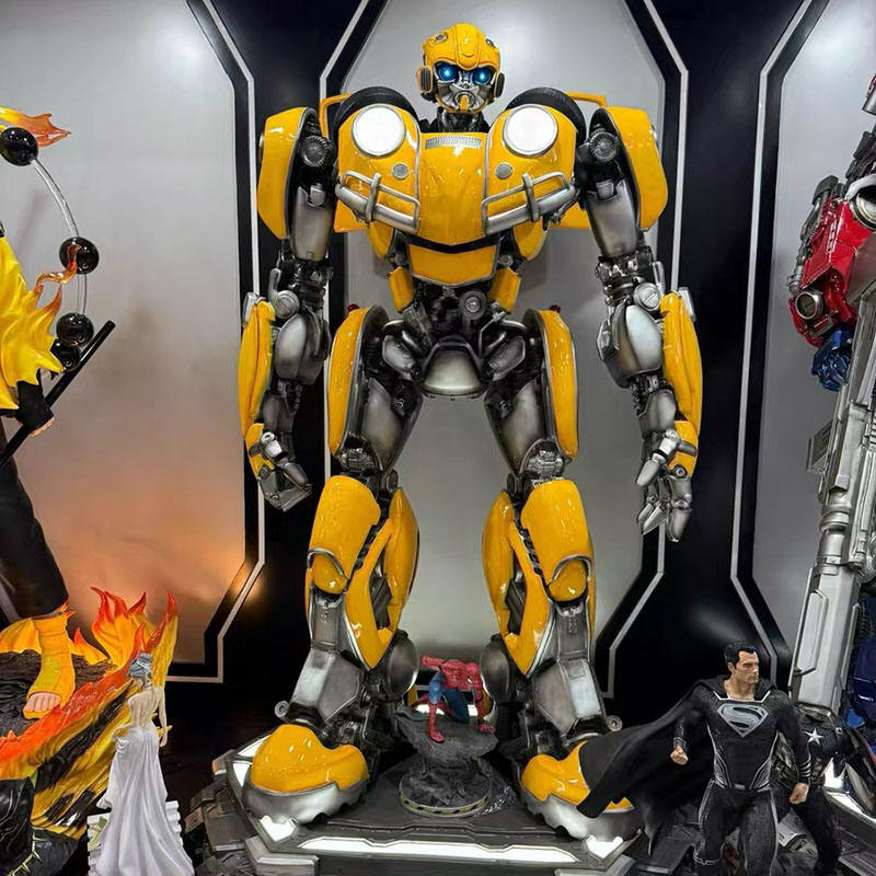 Factory Price Life Size Realistic Robot Transformer Bumble Bee Optimus ...