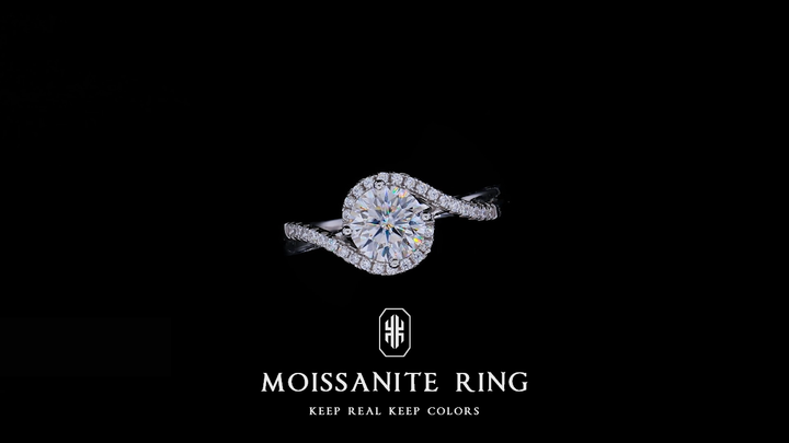 Krkc Wholesale Vvs1 0.5ct 1.0ct 1.5ct 925 Sterling Silver D Color Vintage Wedding Moissanite ...