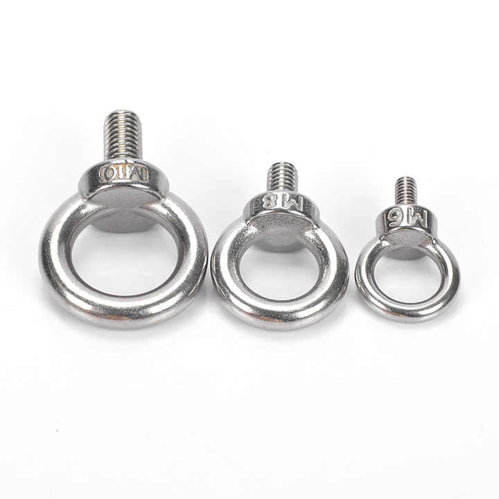 Factory Direct M6 M12 M20 Stainless Steel Eye Bolt with Coarse Thread ...