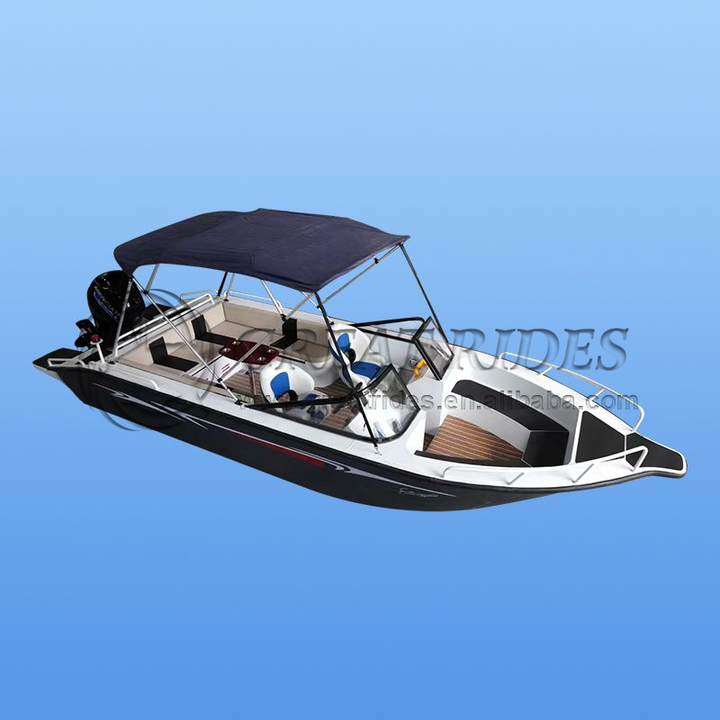 Water Vehicle High 19FT 580 Speed Boat Hardtop Fly Bridge 5.8m Aluminum ...