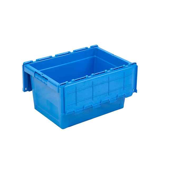 Enlightening Logistics Box - Nestable Tote with Attached Lid