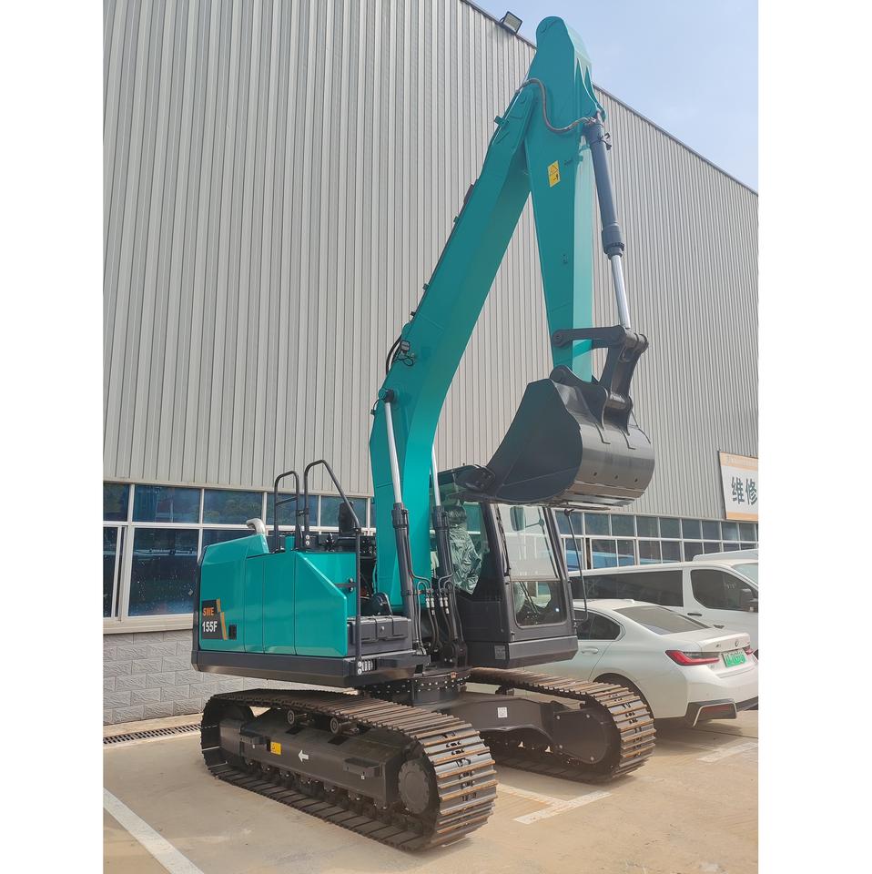 Earthmoving Machine SWE155F 15Ton 0.6m3 Hydraulic Crawler Excavator for ...