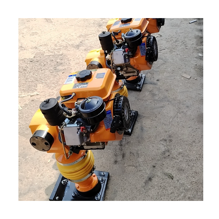 Manual Gasoline Impact Jump Gasoline Vertical Rammer Construction Site ...