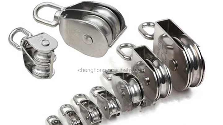 Stainless Steel Pulley M50 Single Pulley Block Loading 1000Lbs, CBTONE ...