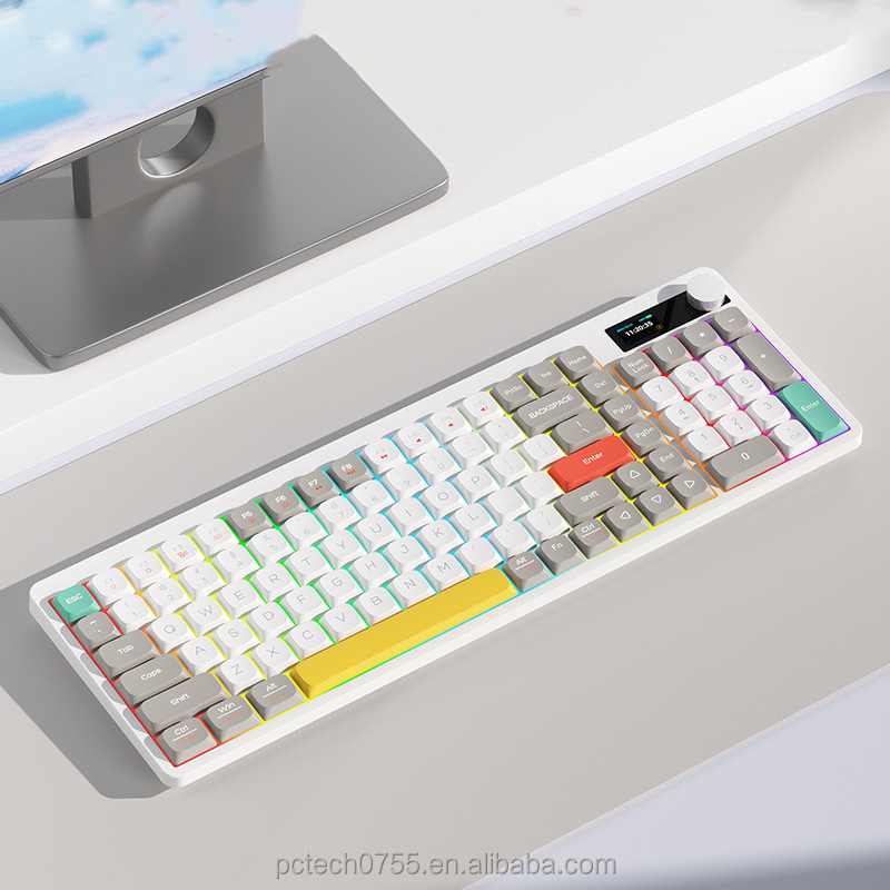 YK100 Gaming Keyboard - Compact, Wireless, RGB Backlit