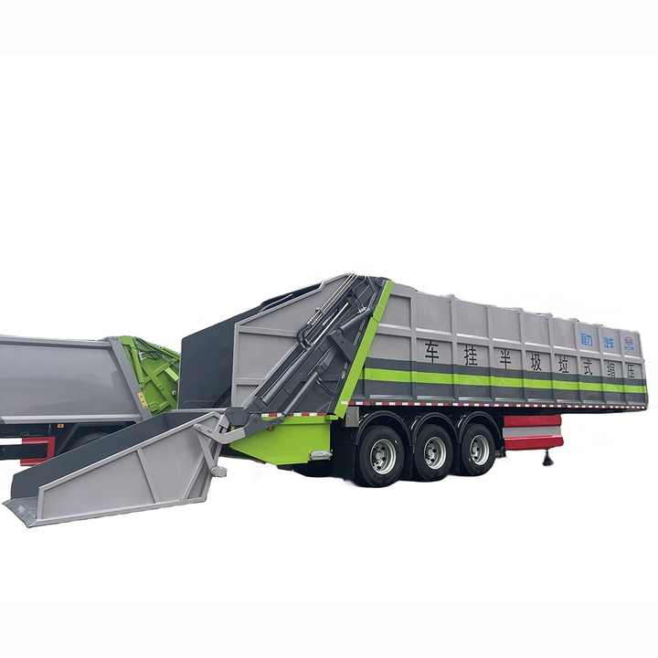 3 Axles Heavy Duty Waste Transfer Trailer - 50 Cubic Meters