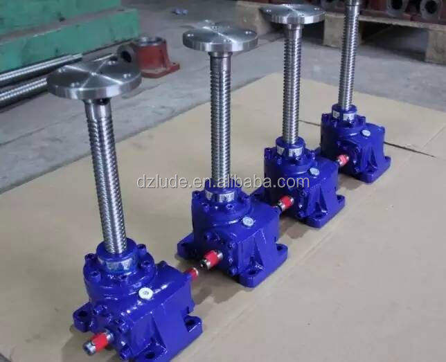 Inverted Worm Gear Screw Jacks for Heavy Duty Transmission