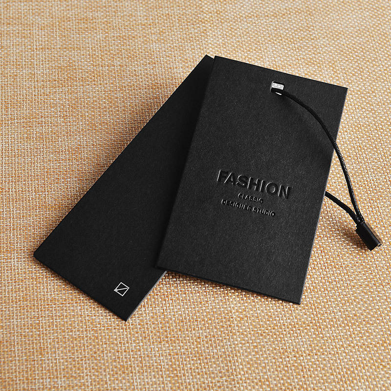 Apparel Logo Design Brand Black Custom Clothing Specialty Paper Label ...