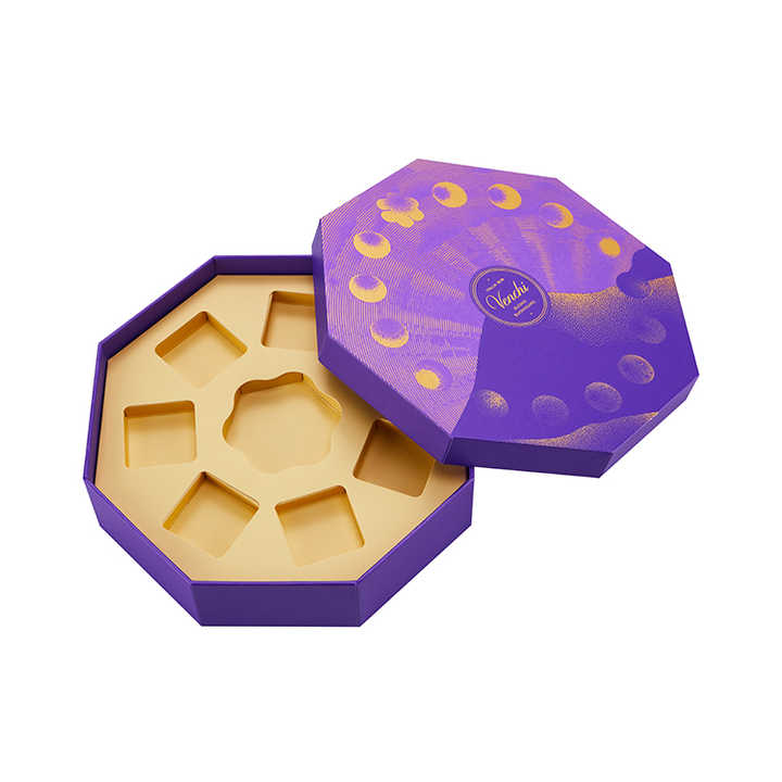 Wholesale Custom Luxury Octagonal Gift Box Embossed Gold Foil Eco ...