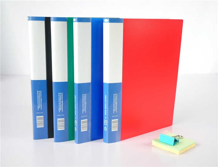 Display Book-20 Pockets, FC, Cover 0.6mm , Pockets 0.04mm Pack 1 Pc Box ...