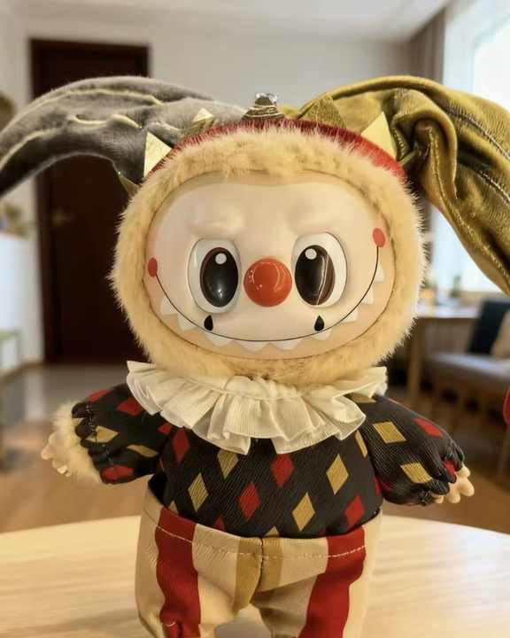 POP MART WHY so SERIOUS Series Clown Plush Pendant Vinyl Blind Box ...