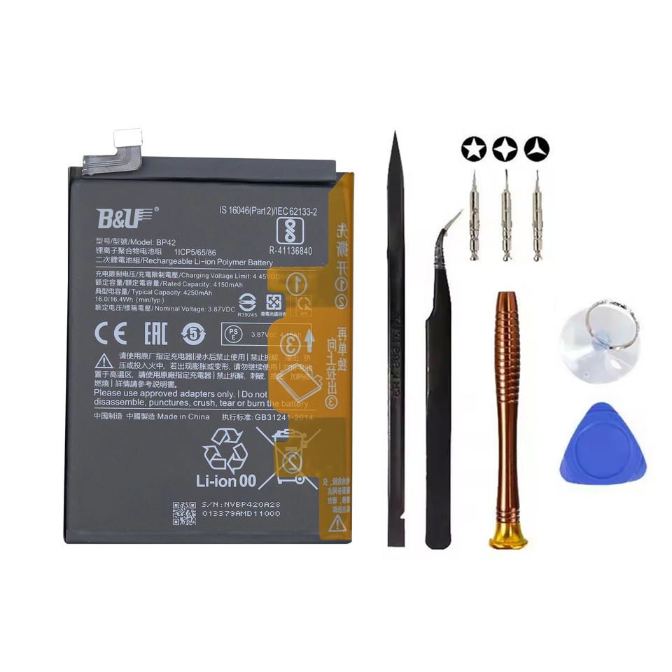 Genuine BP42 4130mAh Battery Replacement for Xiaomi Mi 11 Lite Mobile ...
