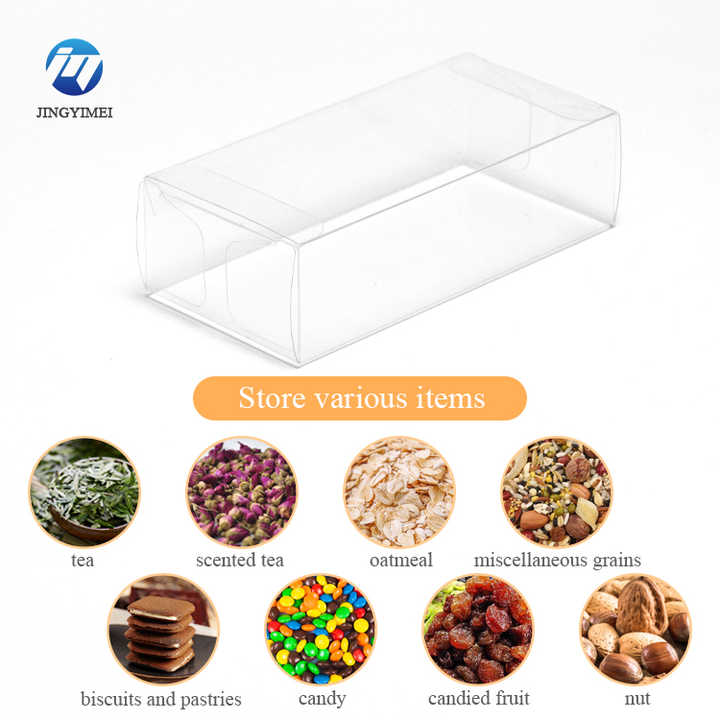 Transparent Folding PVC PET Plastic Box Packaging Clear Tube Plastic ...