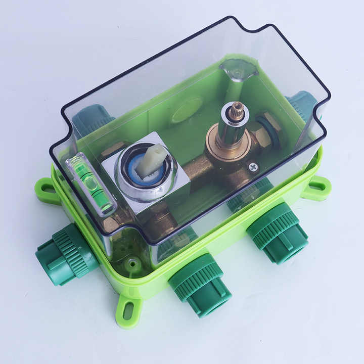 Bathroom PPR Welding Connector Hot and Cold Water Mixer Valve Brass ...