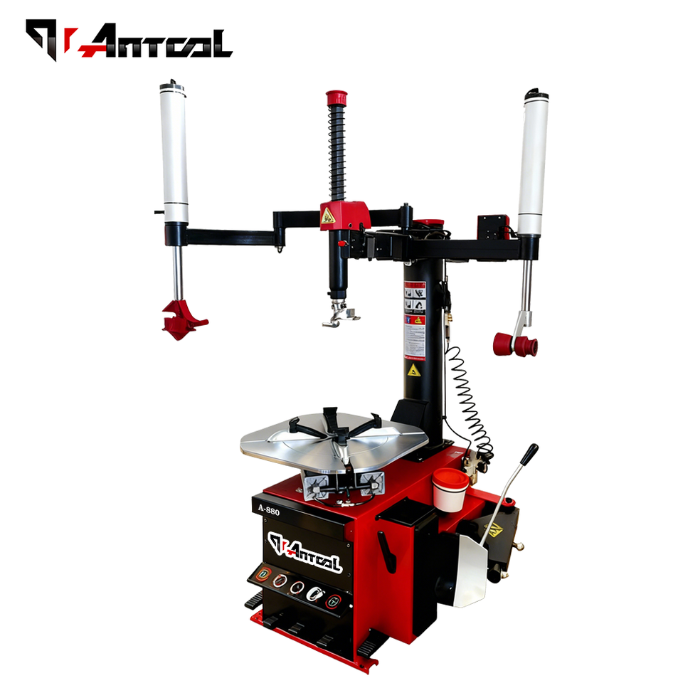 AnTool A-882 Double Helper Arms 12-24" Portable Tire Changer with Swing ...