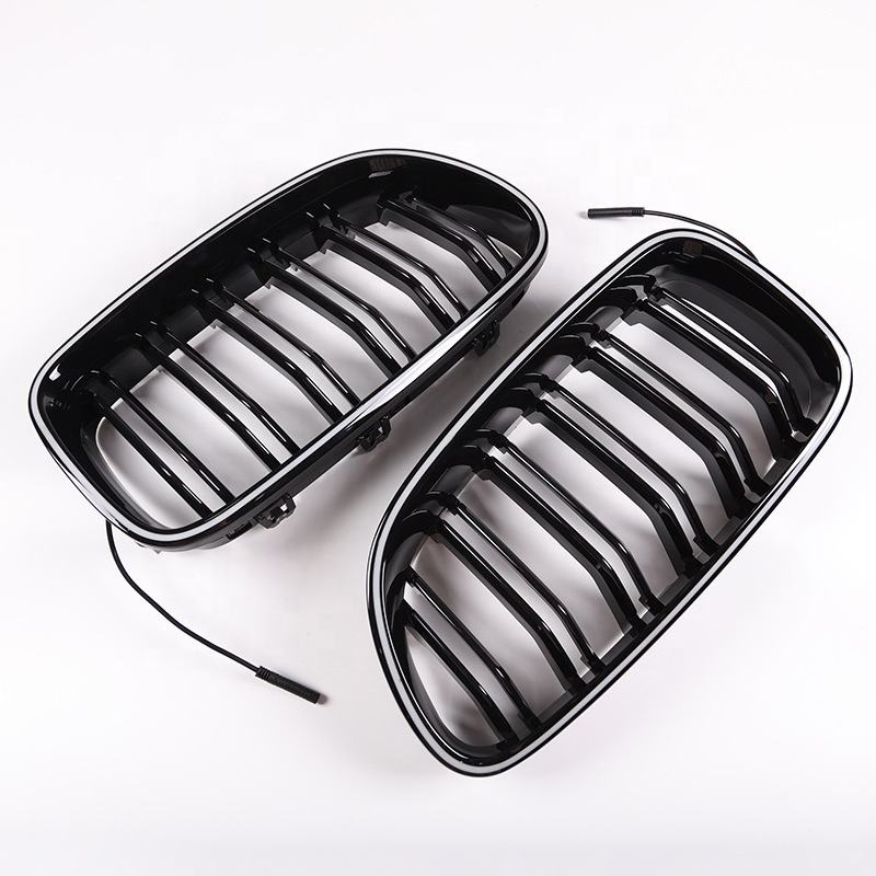 BMW F10 Front Grille - Luminous Light Glowing Double Slats