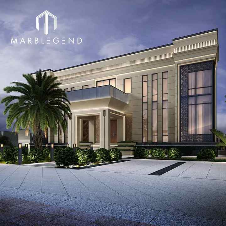 Luxury modern villa design architecture cladding exterior wall design ...