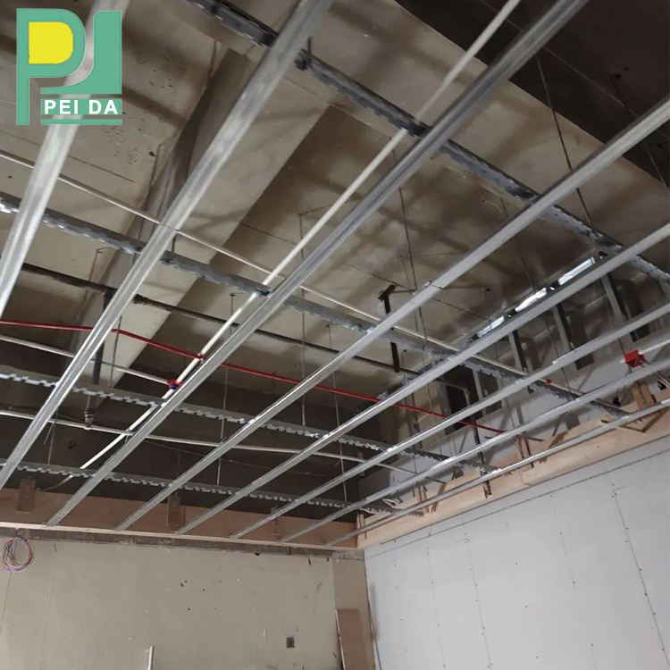 Ceiling Gypsum Board: Galvanized Suspended Metal Structure for Modern ...