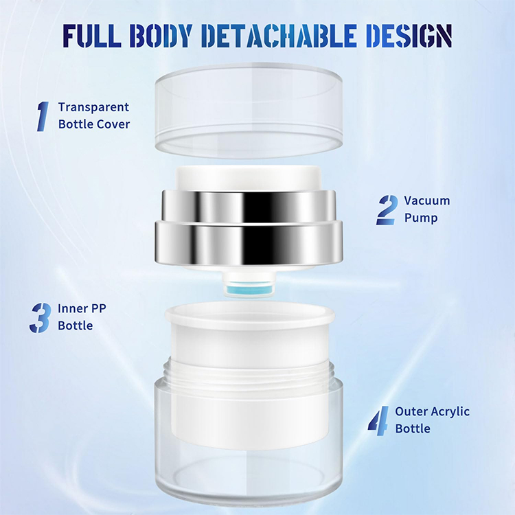 Airless Pump Jar - Premium Cosmetic Packaging 15ml-50ml