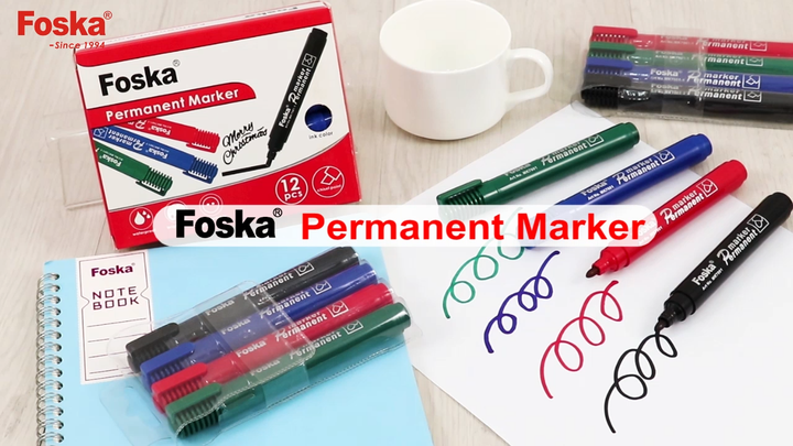 Foska Permanent Markers - Custom Sharpie Set with Dark Green
