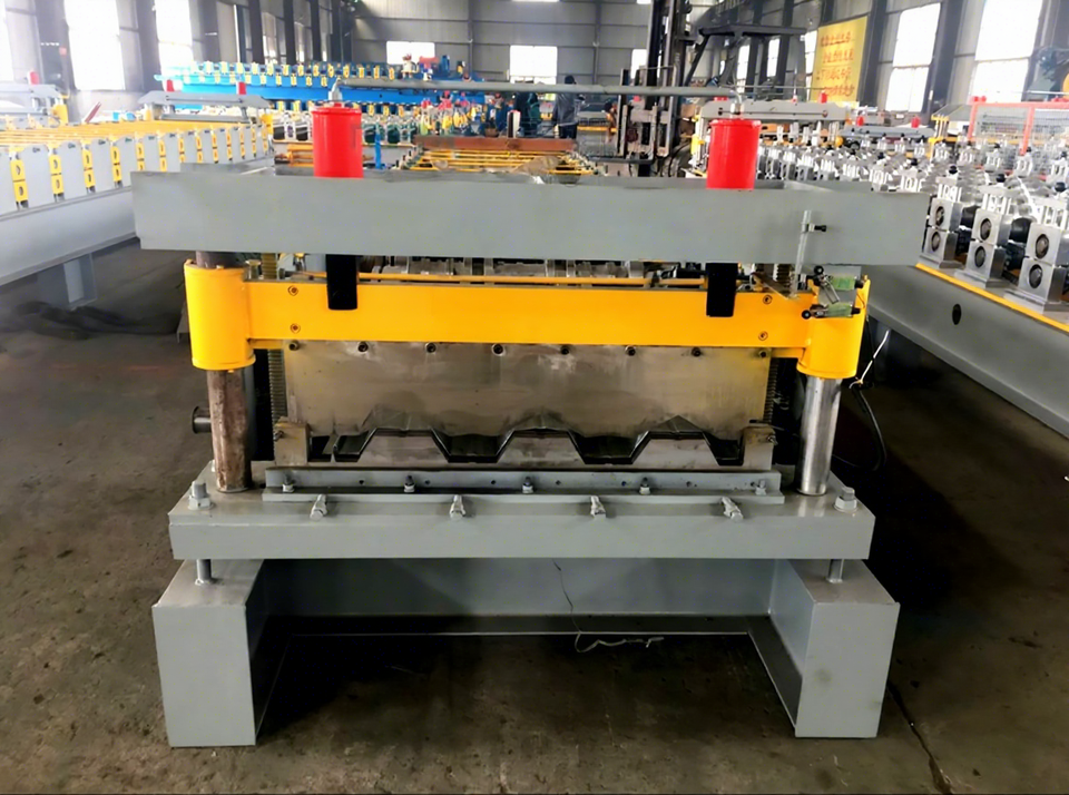 Easy Operate PPGI Cold Roll Sheet Forming Machine Metal Deck Floor Roll ...