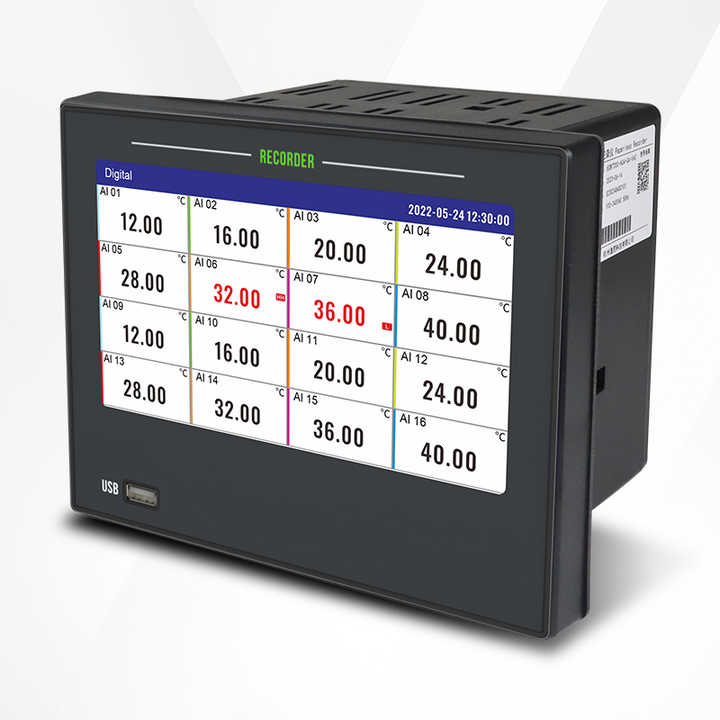 Real Time K Thermocouple Data Logger Temperature Data Logger 8 Channel ...