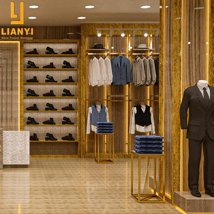 Lianyi Clothing Showroom - Men's Suit Store Interior Design