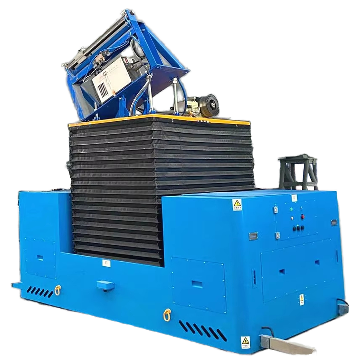 Bridge steel box girder inclined bottom plate intelligent zinc spraying ...