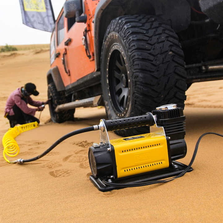 T max 4x4 Mini Pump 12v Portable Heavy Duty Air Compressor Car Tyre Inflator