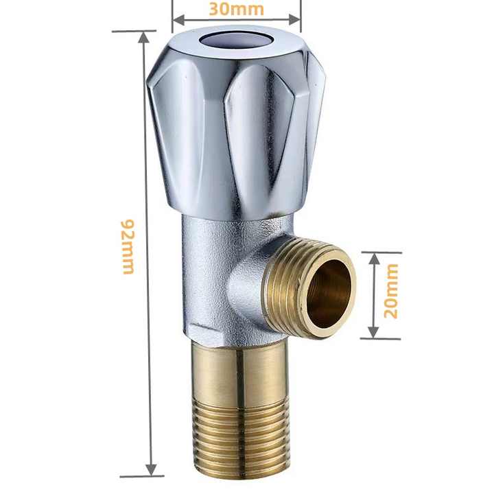 Brass High Quality Factory 1/2 Inch Threaded Home Kitchen Toilet Water ...