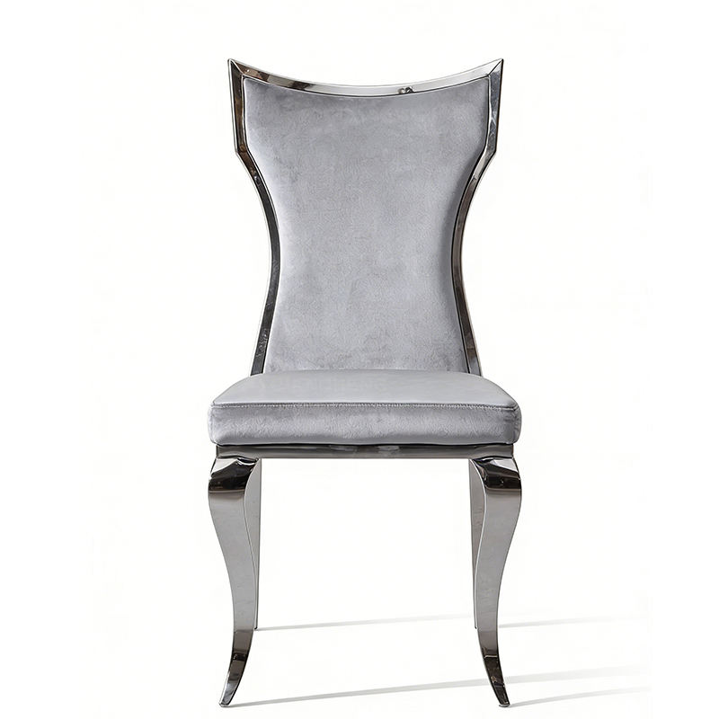 Modern Designer Dining Chair Minimalist Velvet Restaurant Contemporary ...