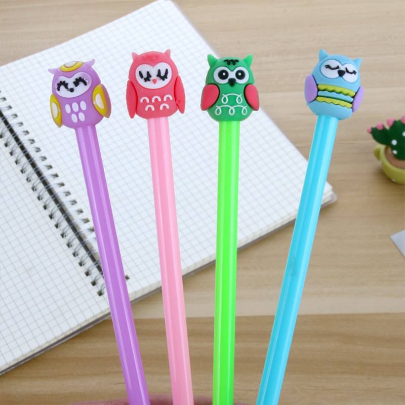 Owl Pen Creative Expression Cute Neutral Pen Black 0.5mm Water Pen ...