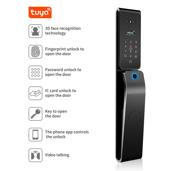 Smart Security: 3D Face Recognition Door Lock with Camera