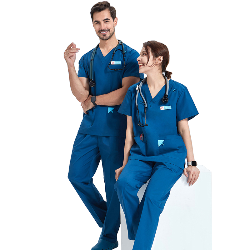 Durable Dental Uniforms for Women - Comfortable V Neck Scrubs