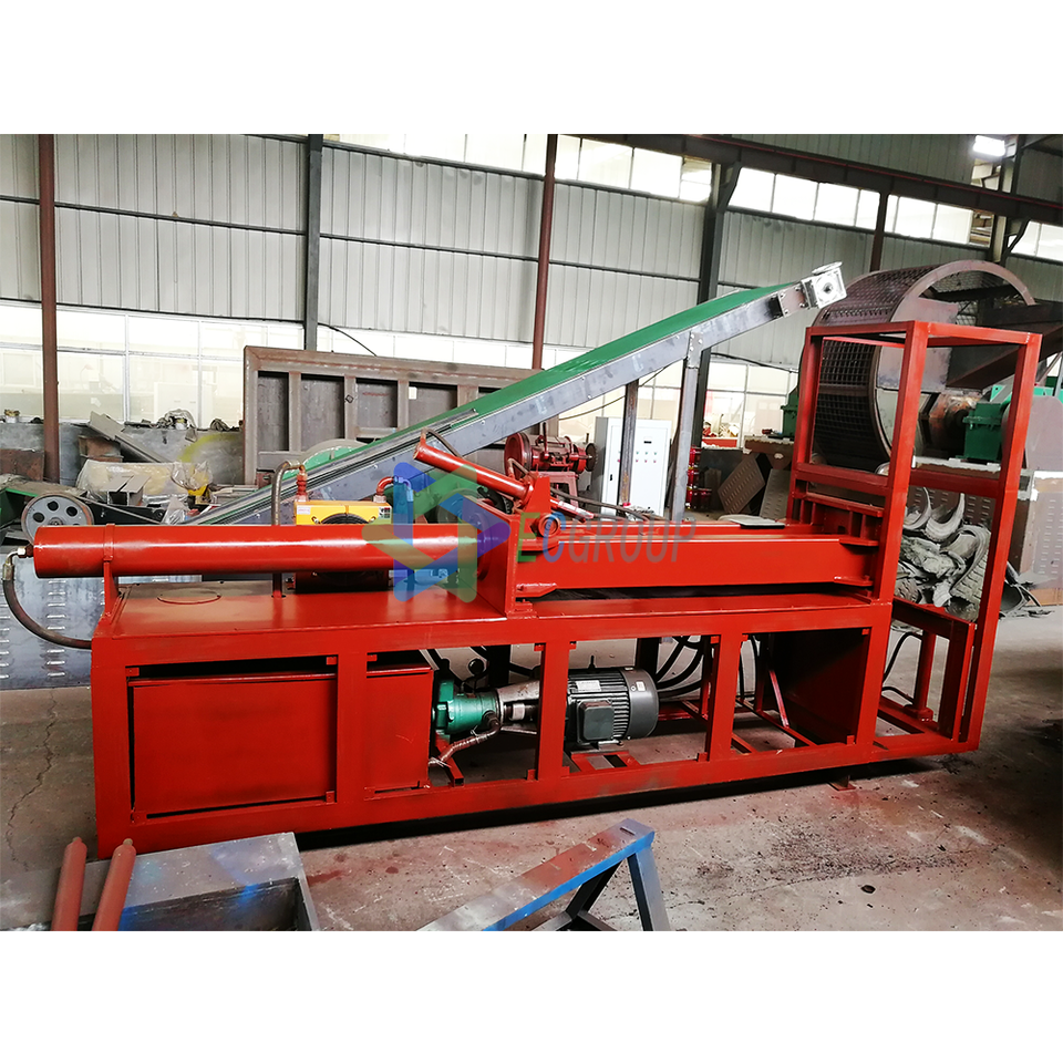 Long Service Life Scrap Tire Recycling Plant Tyre Shredder Tire ...