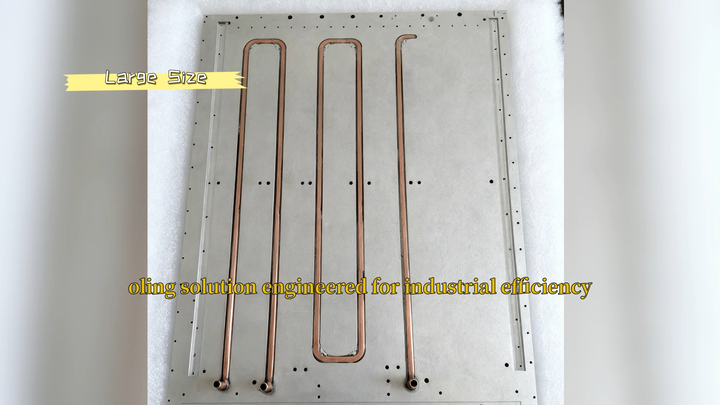 Aluminium Water Cooled Plate Copper Tube Radiator for Battery Liquid ...