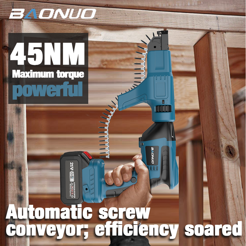 Portable Cordless Chain Screw Gun DIY Automatic Woodwork & Ceiling ...