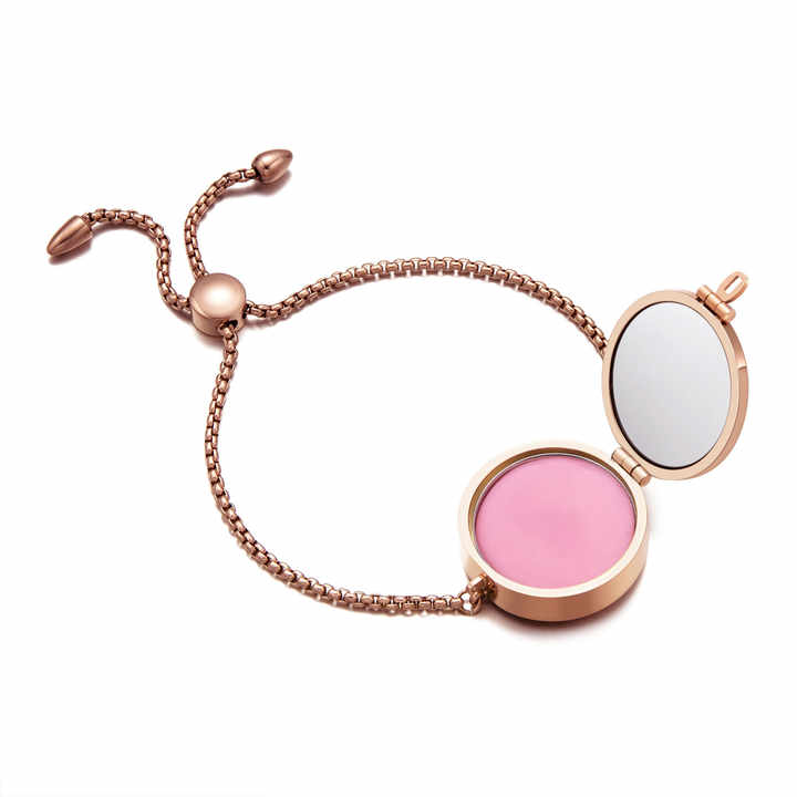 2023 Lip Balm Bracelet in Rose Gold - Personalized & Stylish