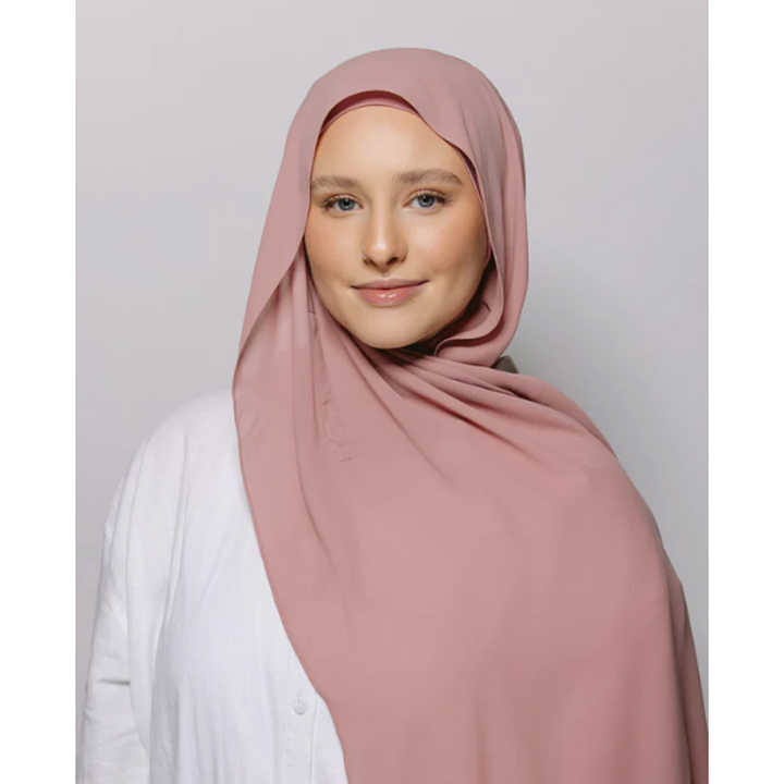 2025 New Trend Instant Luxury Korean Chiffon Hijab With Built-In Magnet ...