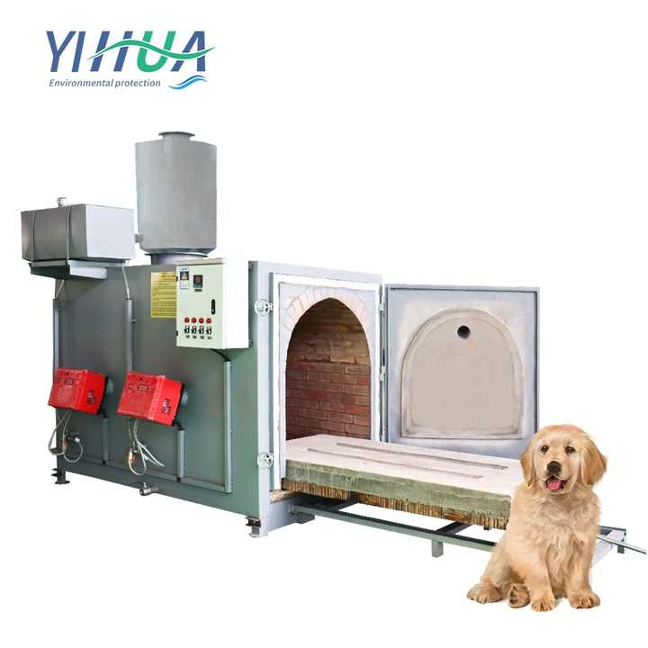 50kg/h Hospital Medical Home Waste Pet Cremation Machine