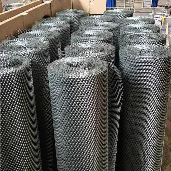 Durable Galvanized Sheet Metal Diamond Expanded Wire Mesh