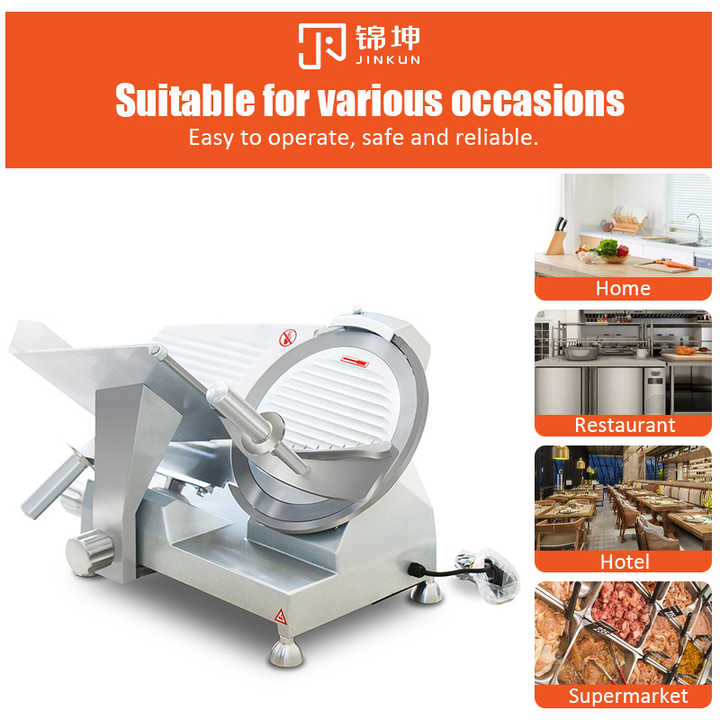 JK-300L Automatic Frozen Meat Slicing Machine Cheese Ham Sausage Bacon ...