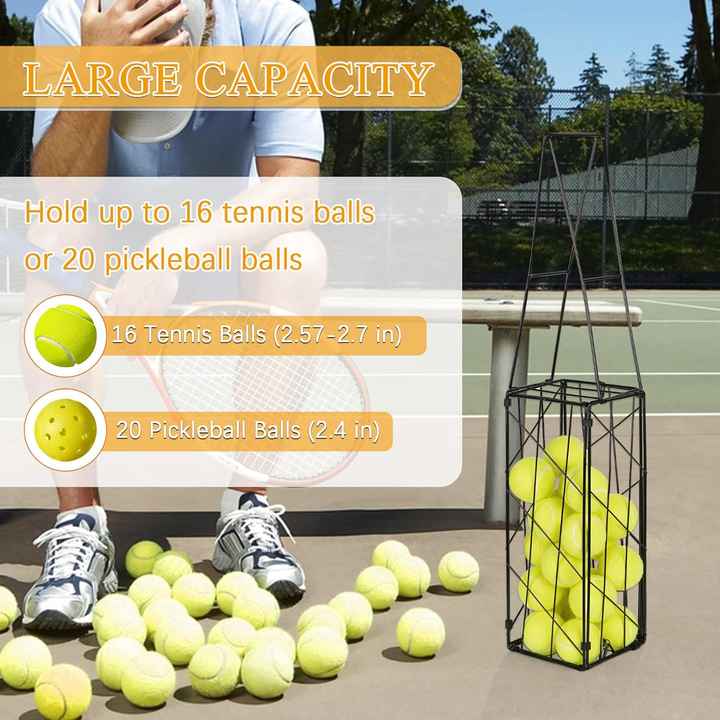 Automatic Pick up Tennis Ball Basket - PD SPORT Tennis Ball Picker