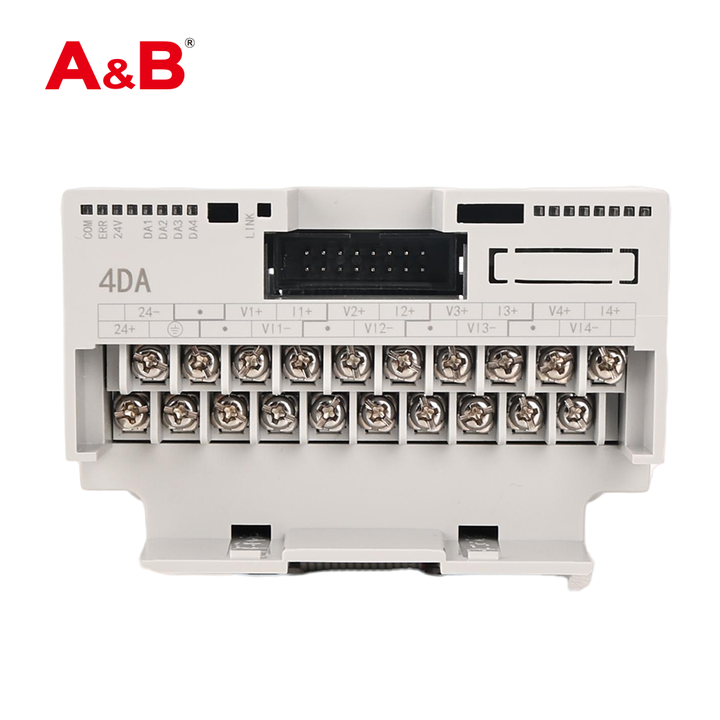A&B 4DA Analog Input Module, Industrial PLC Expansion Module, Multi - System Compatible, High ...