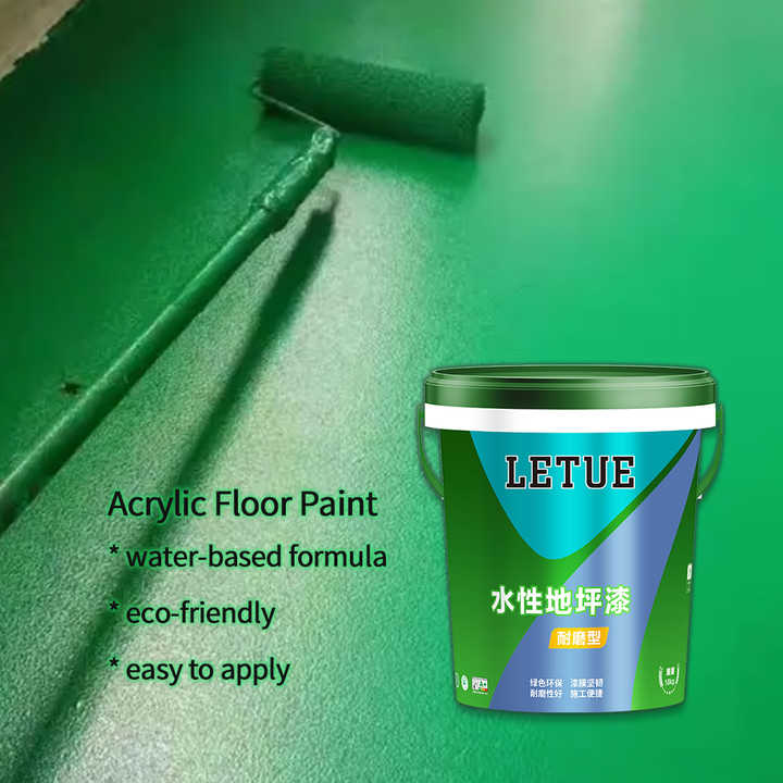 Acrylic Water-Based Floor Paint Indoor Outdoor Epoxy Road Surface ...