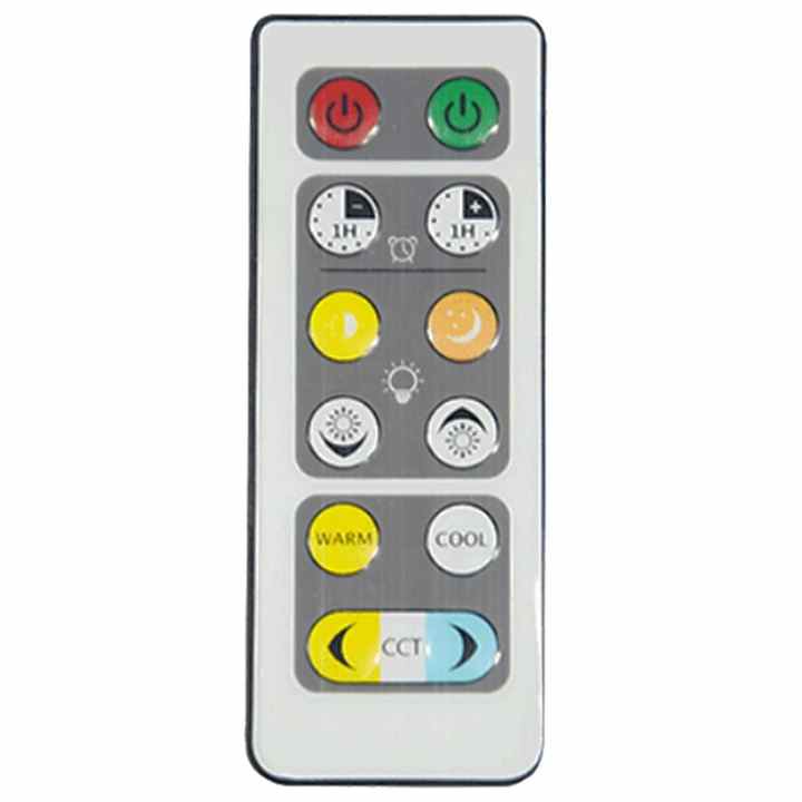 12 Keys Ultra-Slim IR RF Remote Control with CR2025 Battery